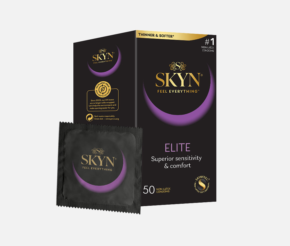 Skyn Condoms Logo Mates "SKYN" Condoms Extra Lubricated Non Latex